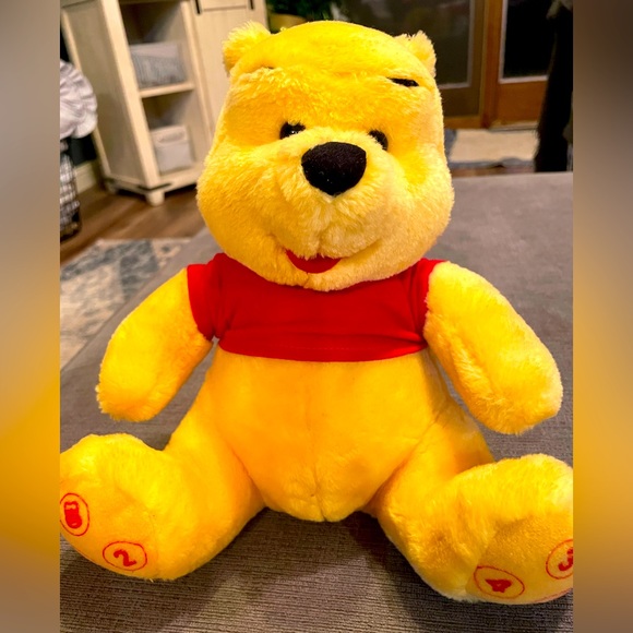 Disney | Toys | Vintage Winnie The Pooh 1 Plush Interactive Toy | Poshmark